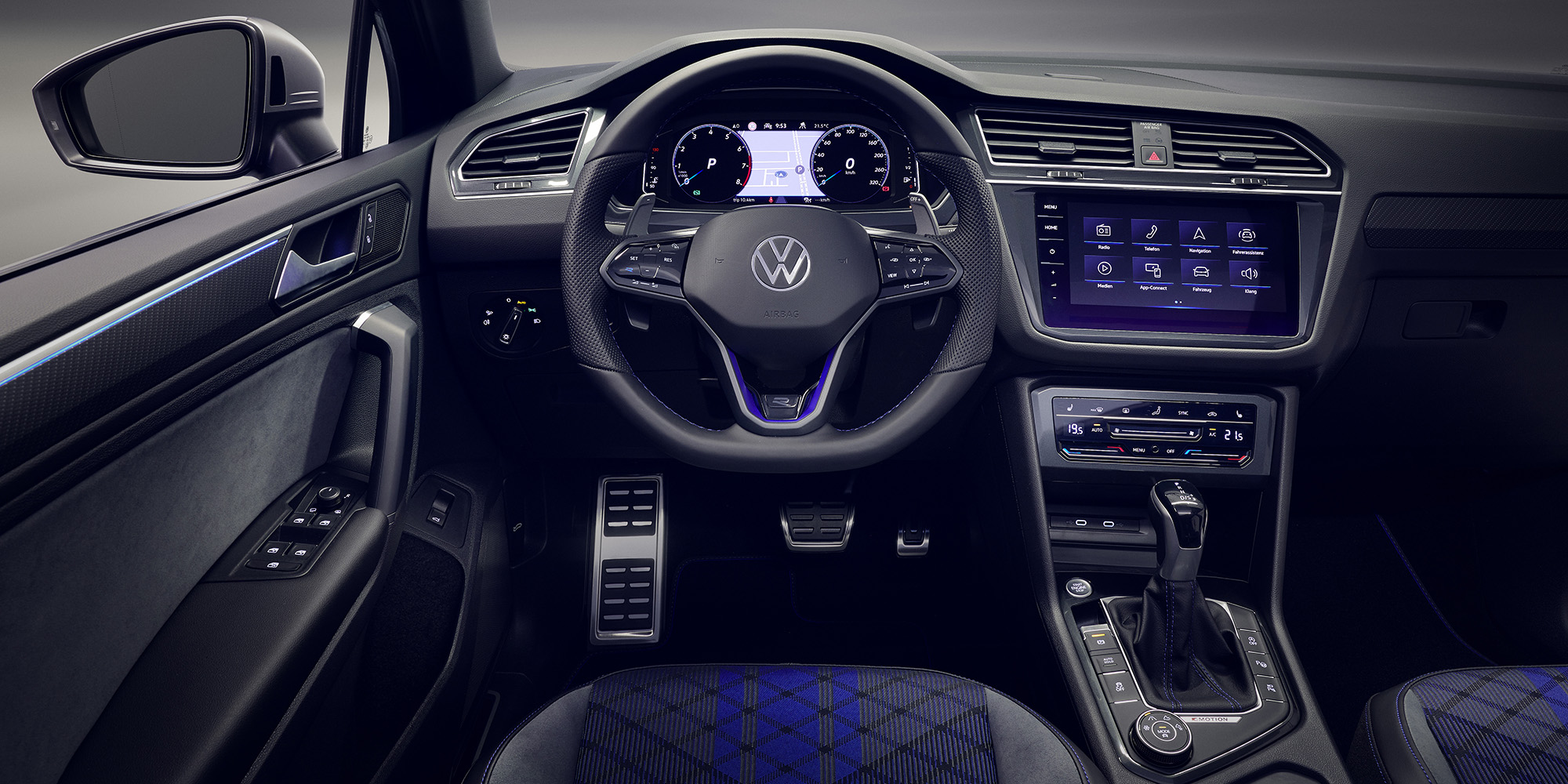 R Line Vw Tiguan 2021 Interior