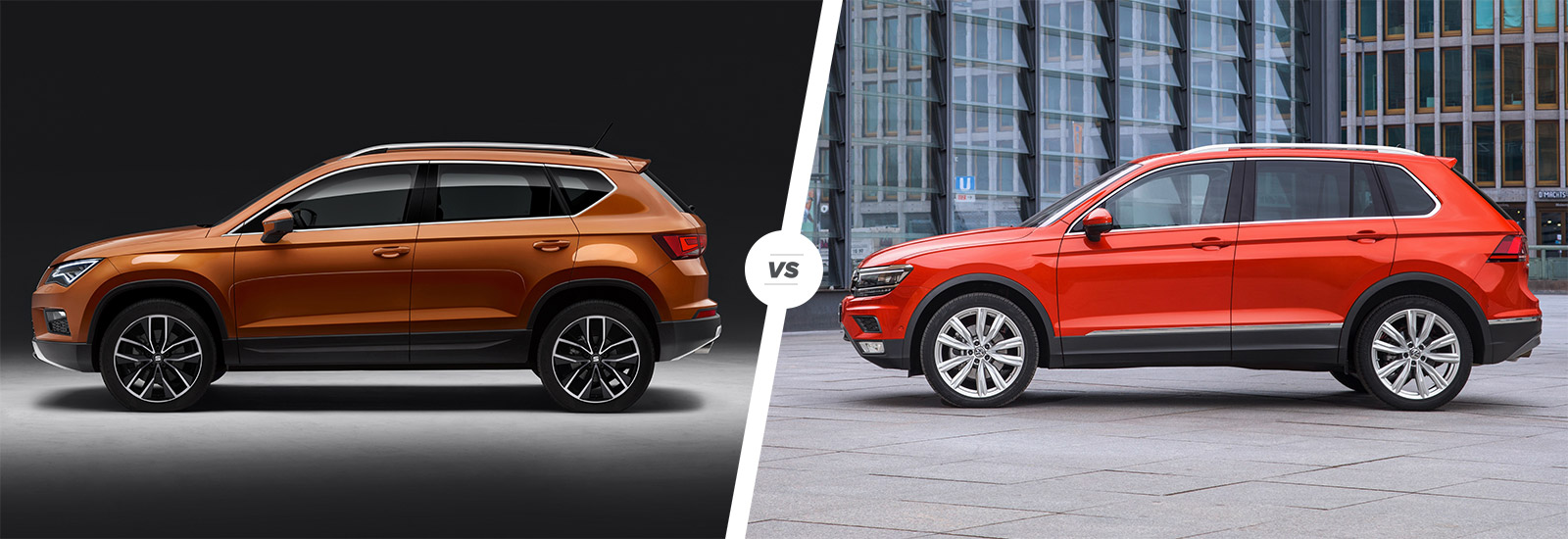 SEAT Ateca vs VW Tiguan SUV comparison | carwow
