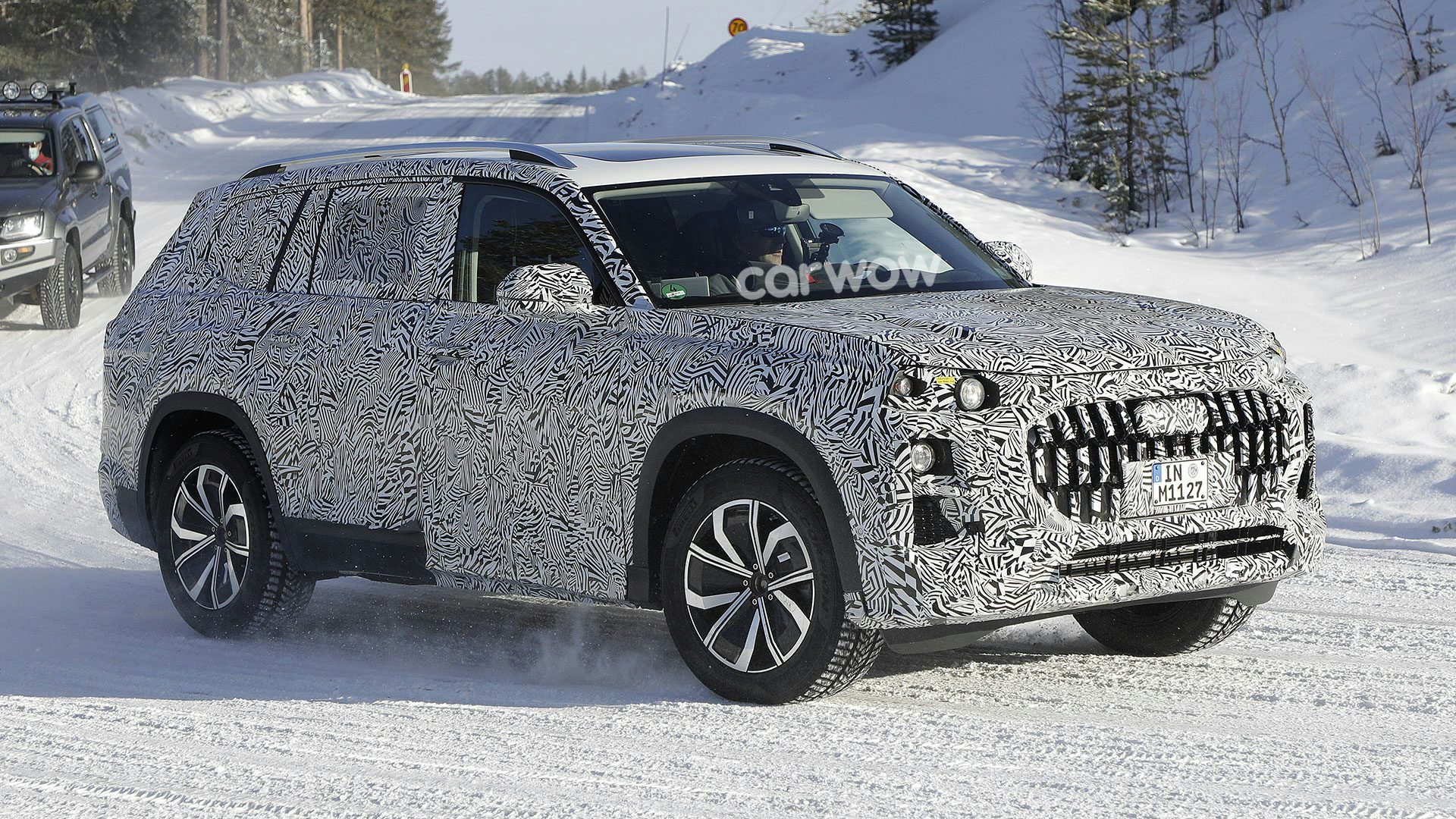 New Audi Q9 SUV spotted: price, specs and release date | carwow New Audi Q9 SUV spotted: price, specs and release date | carwow